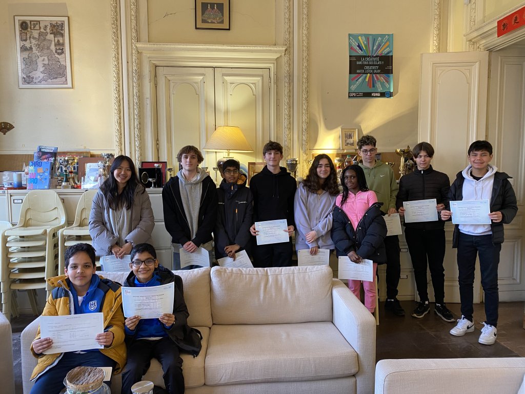 Remise des diplômes du DELF - Ombrosa